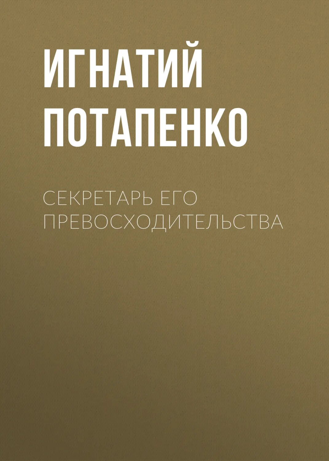 Секретарь его превосходительства [Аудиокнига]