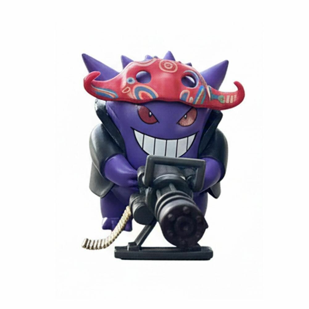 Pokmon фигурки аниме/фигурка"Gengar"коллекционная Покемон,9CM(фиолетовый)