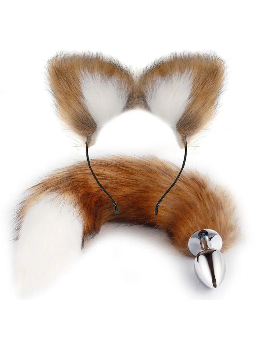Пробка с лисьим хвостом, эротическая игрушка