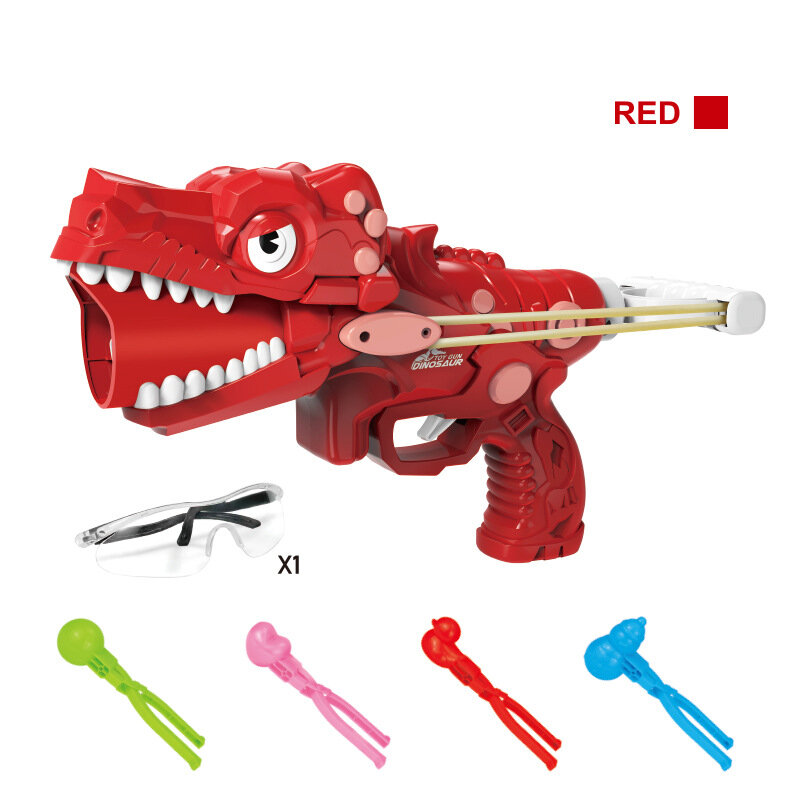 Пусковая установка для снежков TikTok Shark, игрушка для игры в снег на улице, снежный бой, снежный пушка, пусковая установка для снежков, клипса для снежков