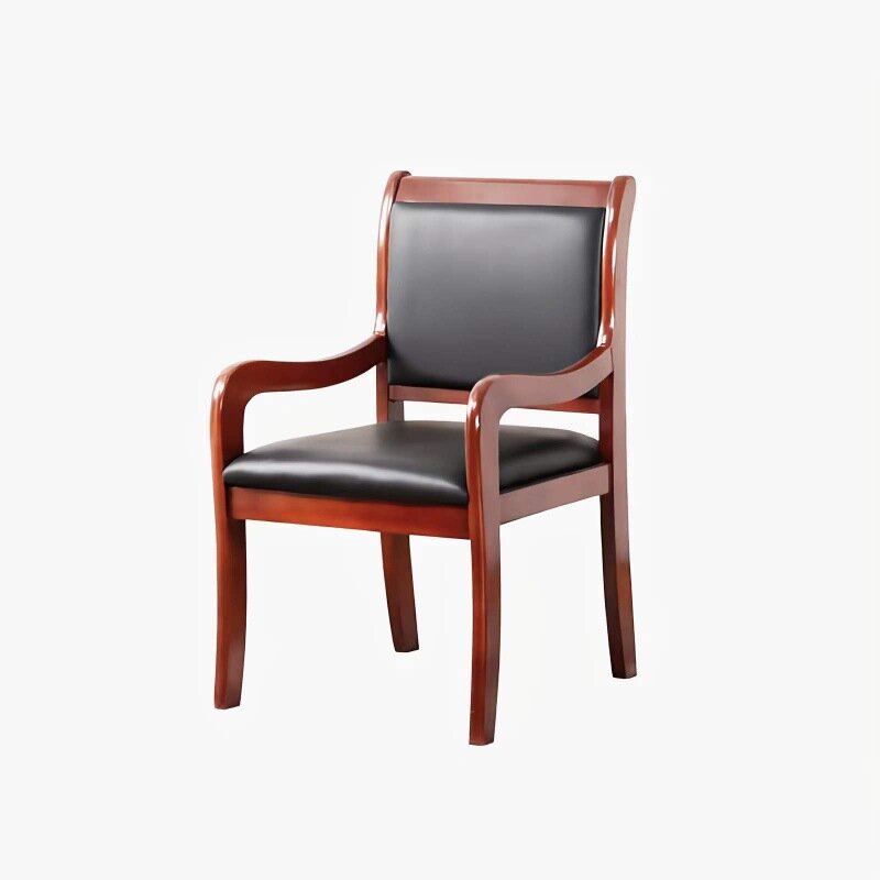 Конференц-зал Большой овальный конференц-стол Длинный стол Прямоугольный стол из массива дерева с кожаной отделкой Стол для переговоров в китайском стиле Простой тренировочный стол и набор стульев