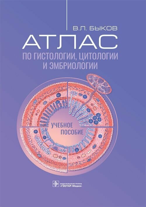 Атлас по гистологии, цитологии и эмбриологии : учебное пособие / В. Л. Быков. — Москва : гэотар-меди