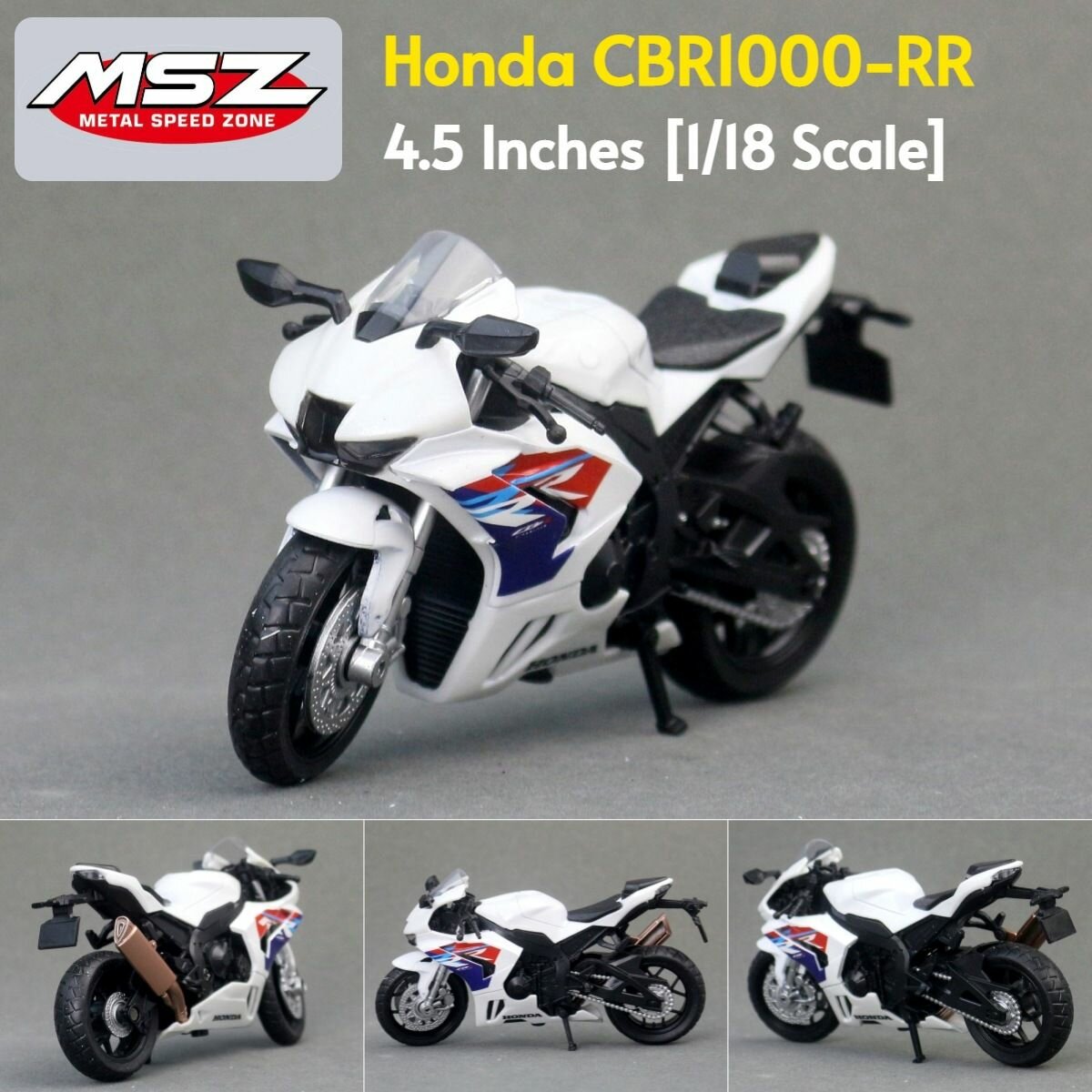 Миниатюрная Модель мотоцикла из литого металла Хонда CBR1000RR модель автомобиля Игрушки 1:18 Honda CBR1000RR