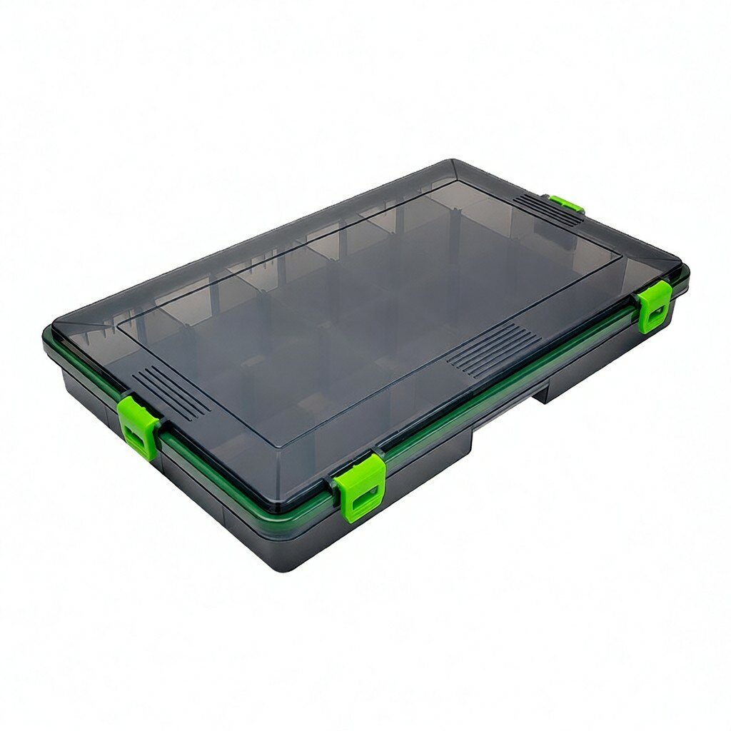 Plano Waterproof Tackle Box Organizer with Adjustable Trays, Tackle Box Backpack, High-quality Plastic, Load-bearing 10kg, Colors: Blue, Green, Pink, Orange, Sizes: S, L, XXL, Weight: S-159g, L-250g, XXL-400g
