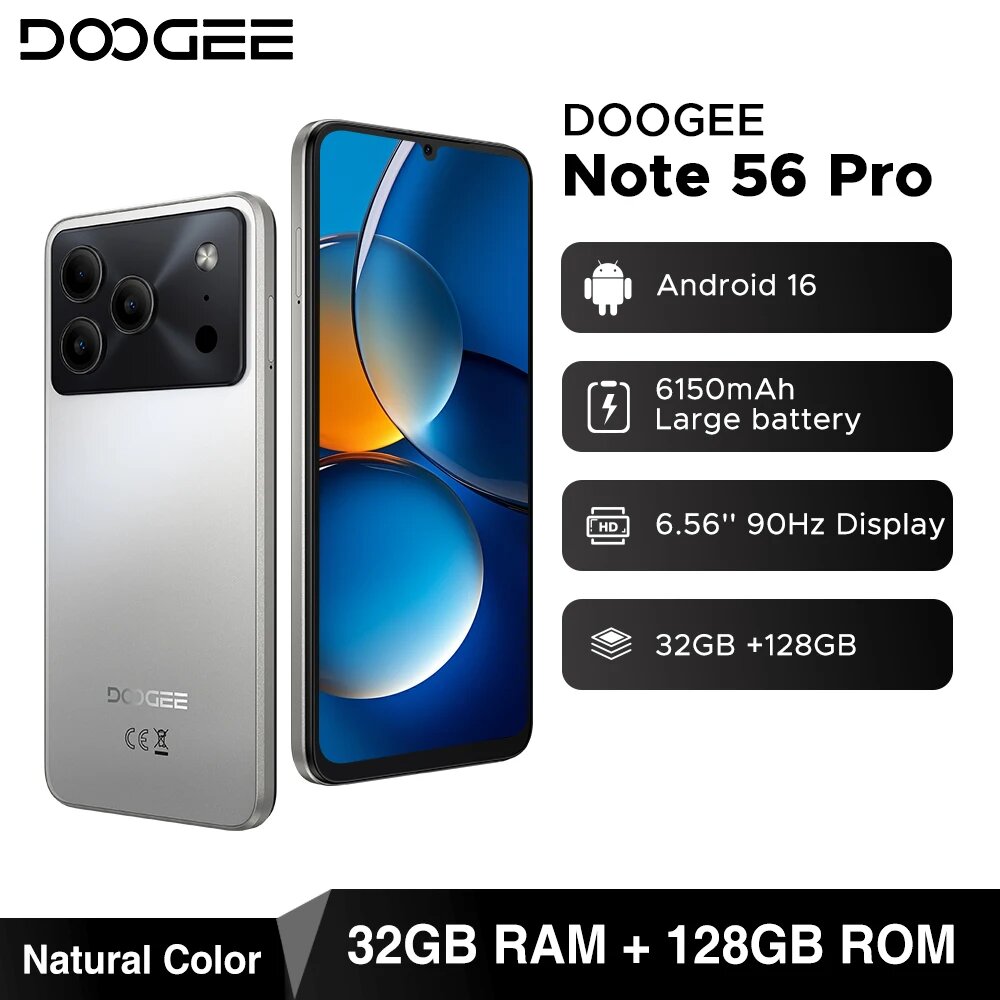 Смартфон Doogee Note 56 Pro, 4/128ГБ, global
