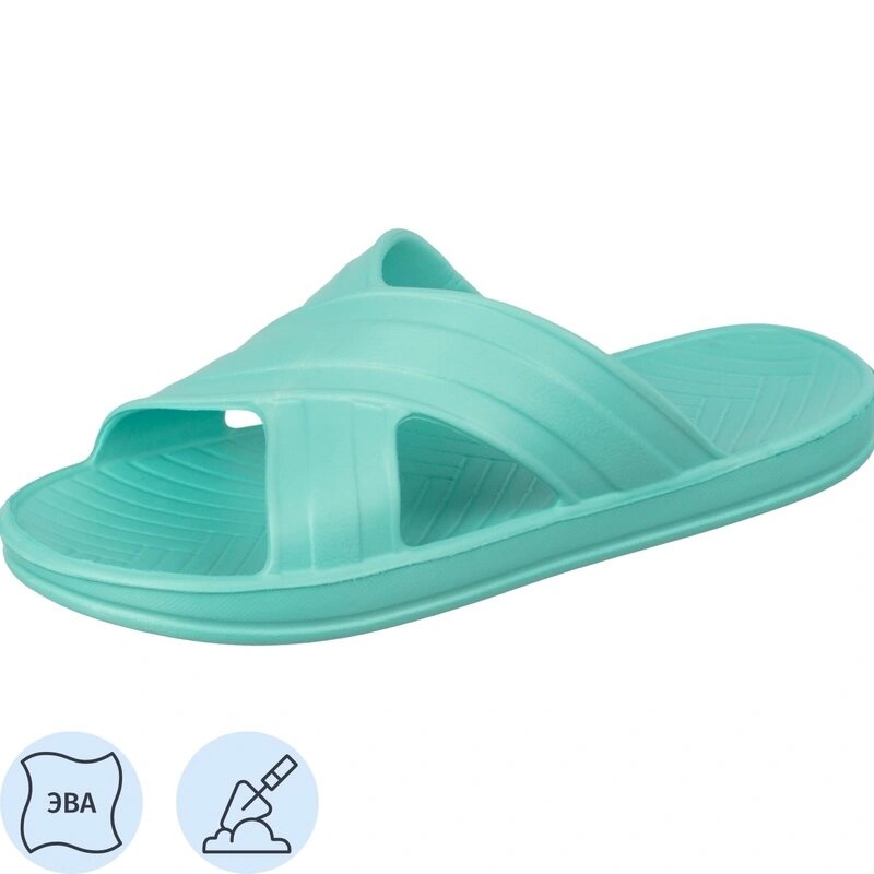Тапочки (сланцы) ЭВА Немо жен. цвет мятный р.41