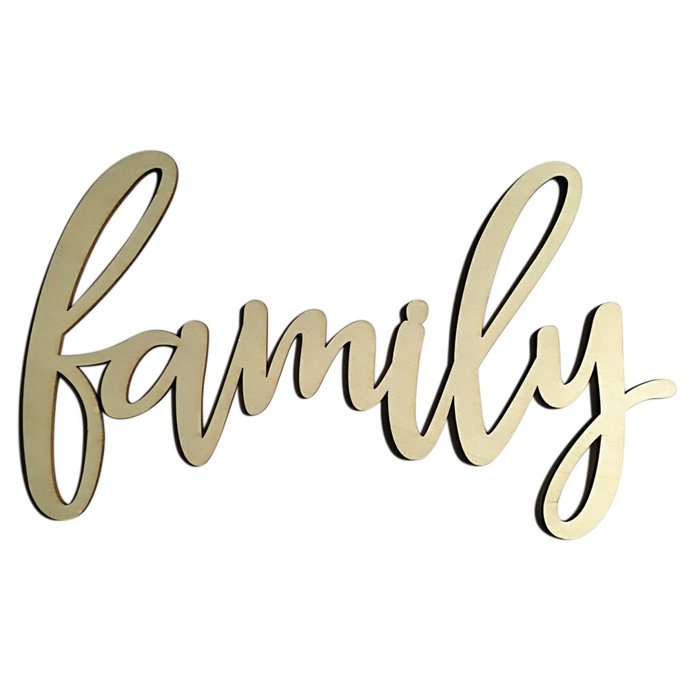 Деревянная Вывеска В Деревенском Стиле 30.5 X 18.3 Cm: Декор Из Натурального Дерева С Винтажным Шармом - Простая Установка Для Мгновенного Преображения Гостиной Настенное Искусство Для Создания Семейного Уюта