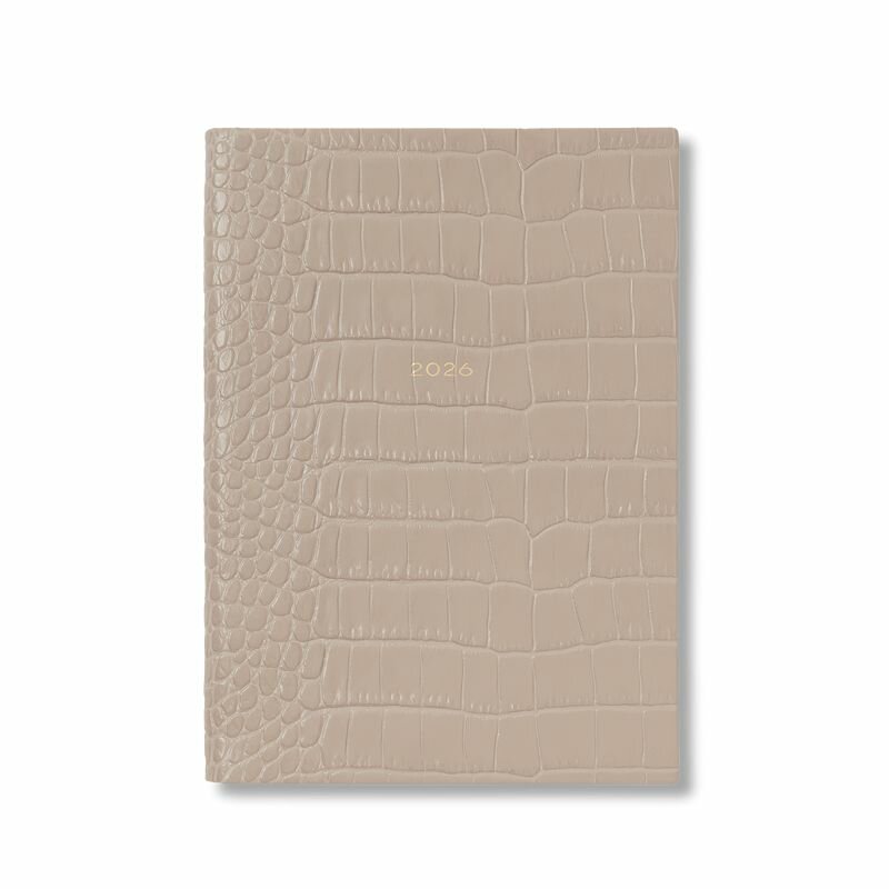 Smythson Ежедневник 2026 Soho Weekly Diary in Mara, Red