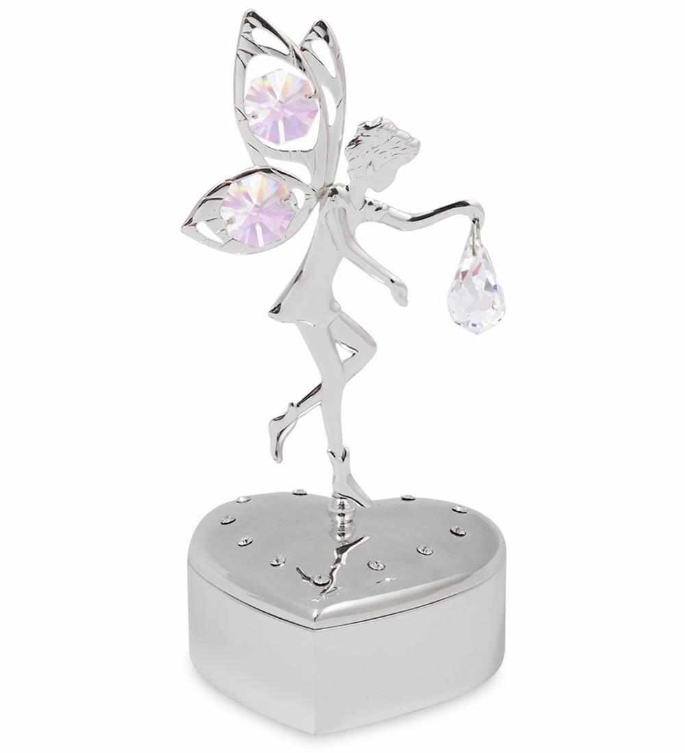 Шкатулка серебр. Фея A971480 Crystal Temptations, Металл, кристалл