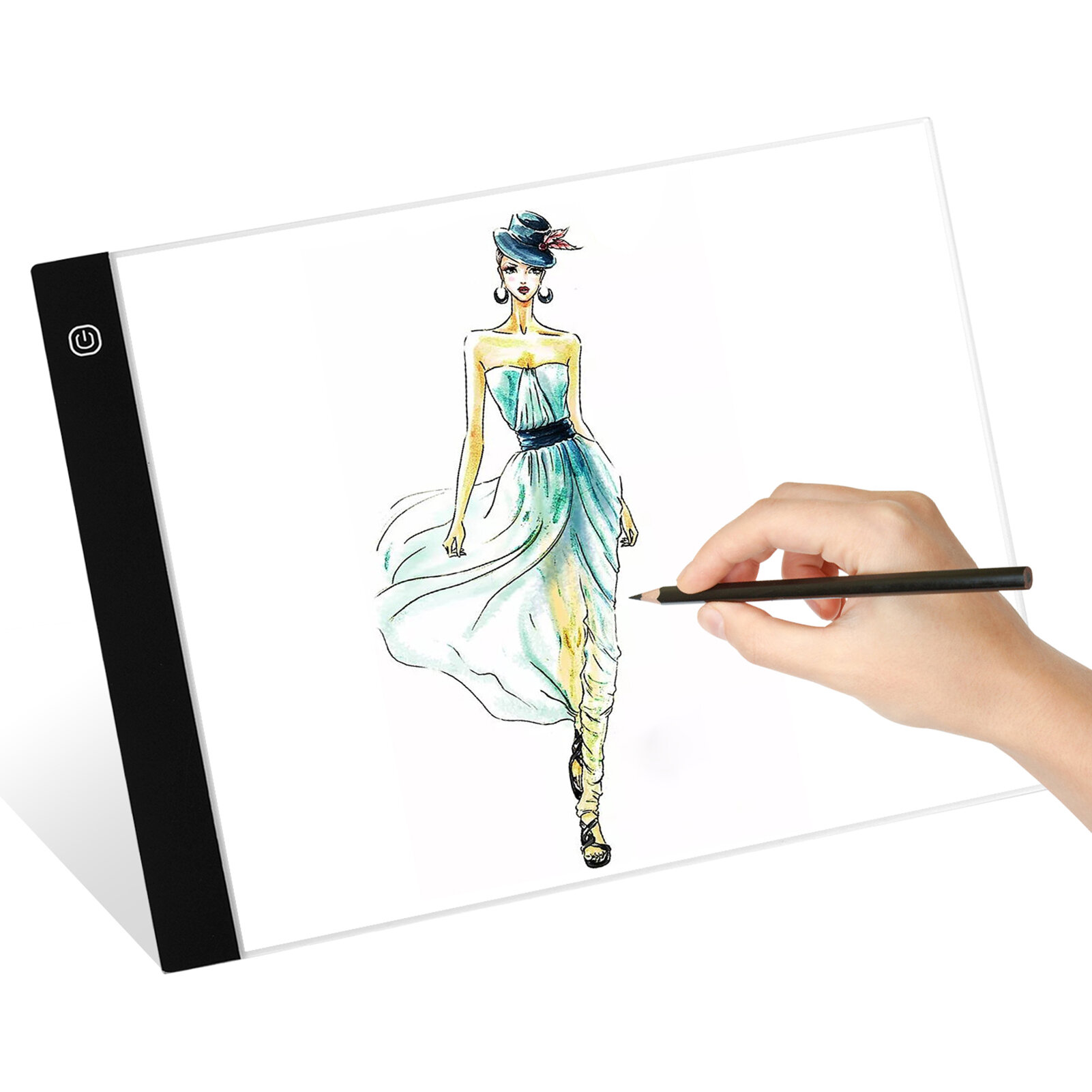 Световой Планшет: Акриловая Панель 32.7x28.2 См Толщина 2.8 Мм - Сенсорное Управление С Функцией Памяти Светодиодная Лампа For Художников И Студентов Портативный Инструмент Для Рисования С Равномерной Яркостью