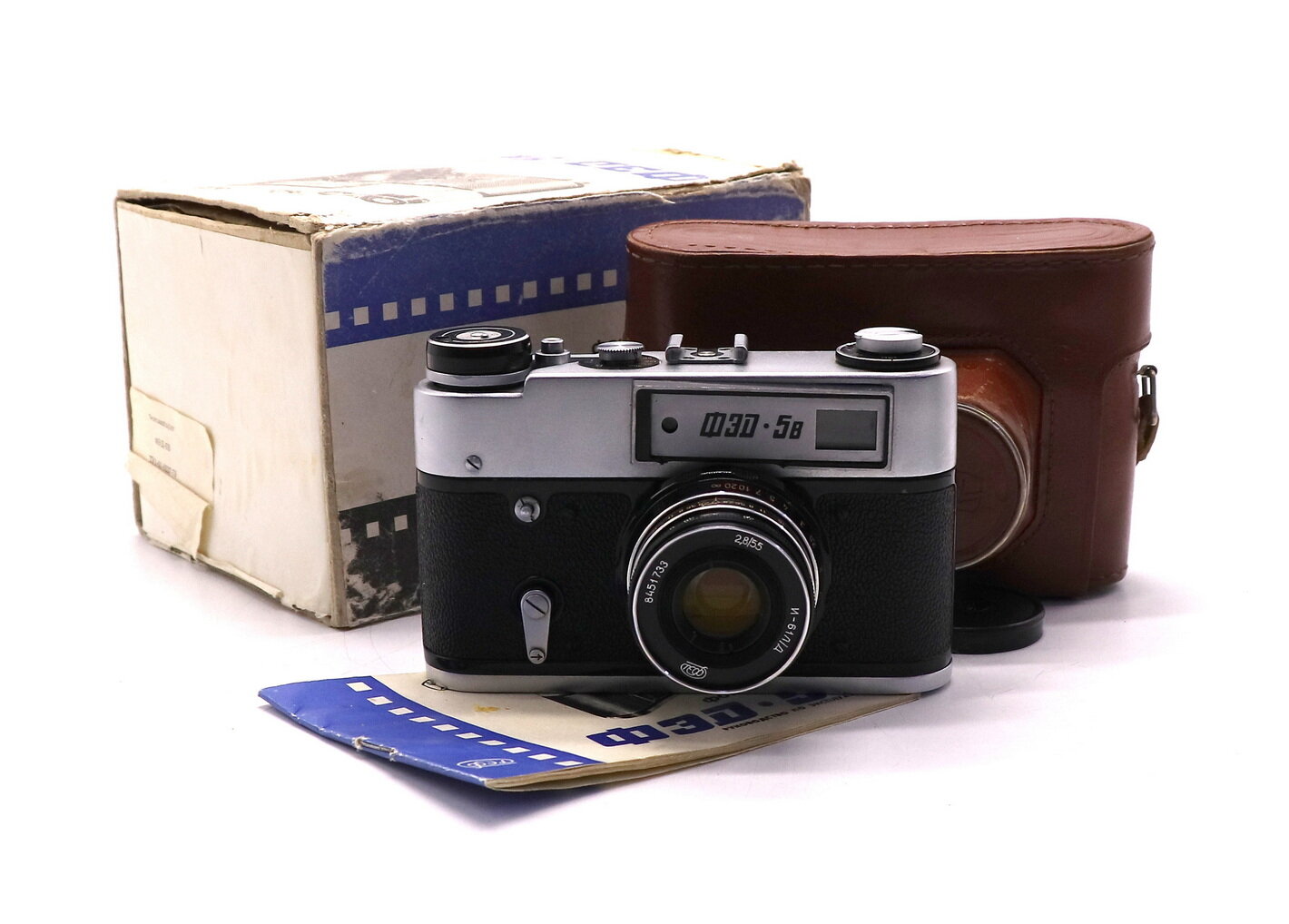 Советский фотоаппарат Фэд 5В kit в упаковке