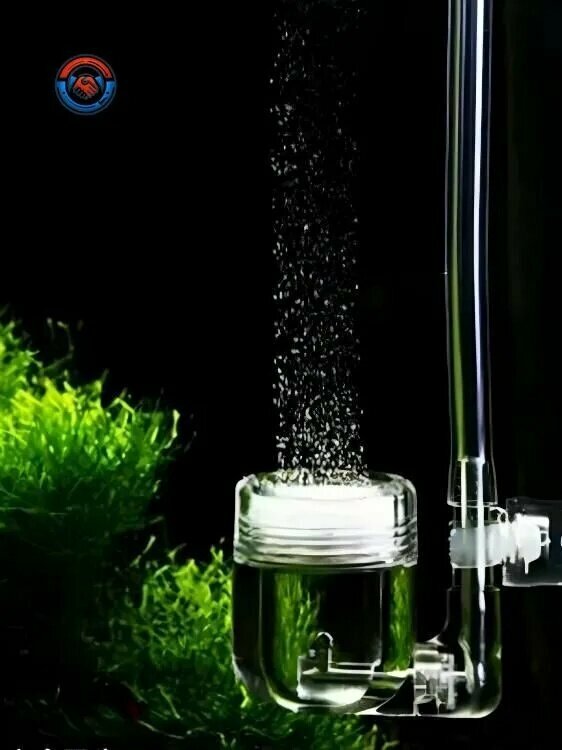 4 в 1 CO2 диффузор для аквариума до 300 л с обратным клапаном и счетчиком пузырьков, ультрамикропористый распылитель углекислого газа, комплект для DIY и баллонных систем