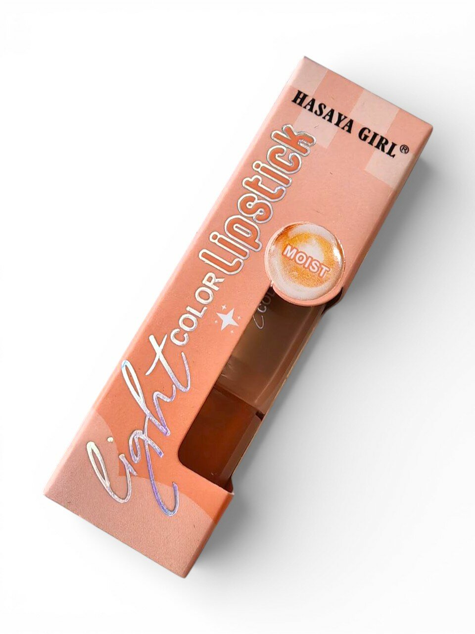 Light Colour Lipstick №2, Hasaya Girl (Увлажняющая помада для губ №2), 3,5 г.