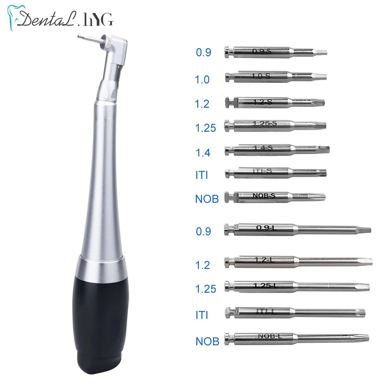 Динамометрический ключ для имплантации Dental.IMG, Black