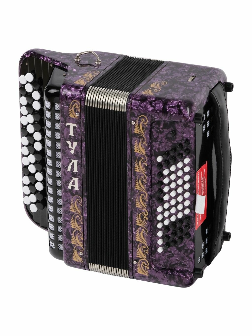 BN-42-PR Баян "Тула" 40х60-1, детский, фиолетовый, Тульская Гармонь