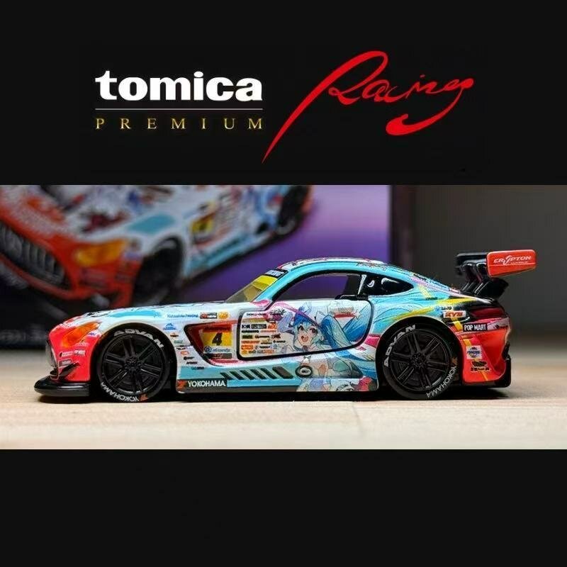 Автомобиль Domeka Alloy Mercedes-Benz AMG Hatsune Miku Флагманская ограниченная серия