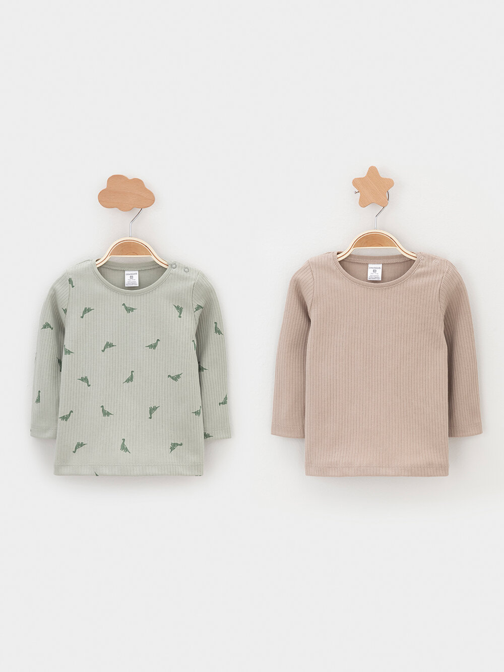 Лонгслив для малыша, 2 шт хлопок, 2шт.