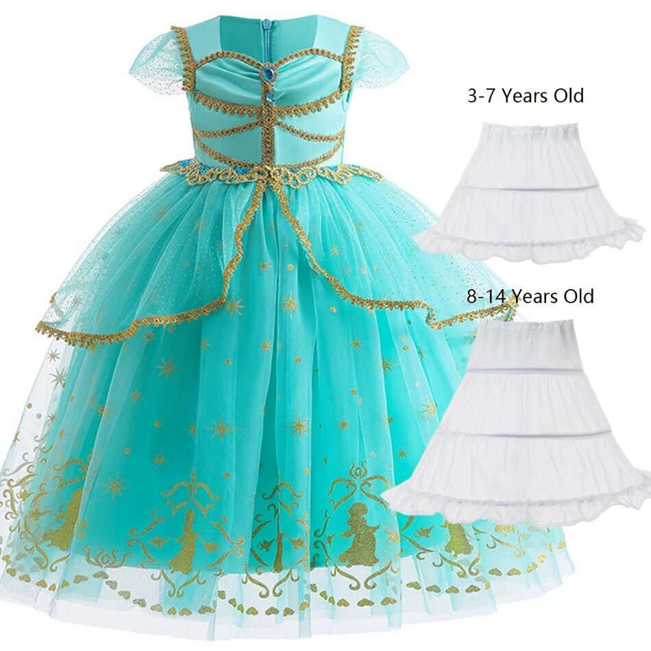 Платье Жасмин для девочки, 3T (Tag 110), цвет Jasmine Dress L
