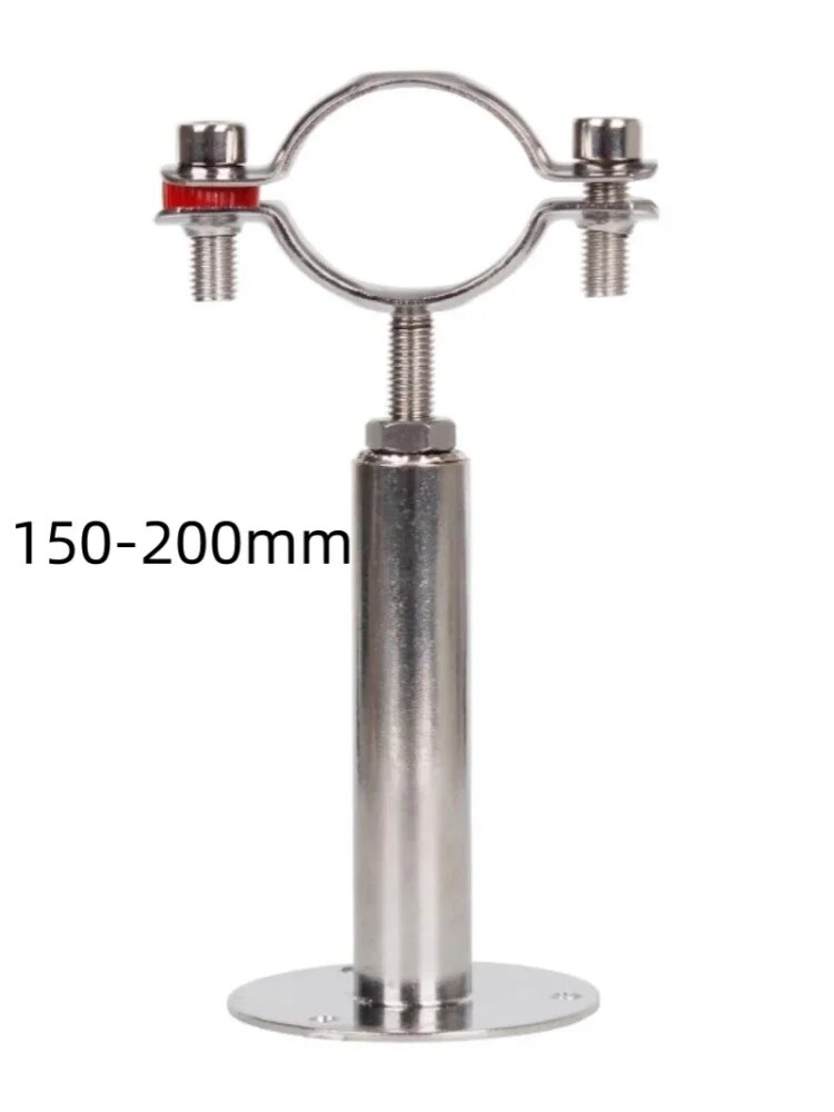 Зажим для трубы из нержавеющей стали SS304 15-89 мм 38-40mm, 150-200mm