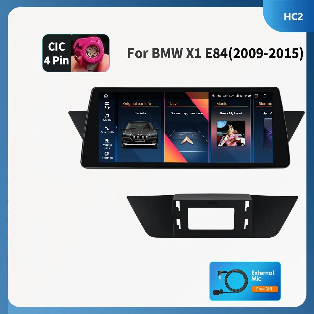 10,25 "Android авторадио для BMW X1 E84 2009-2015 CIC/без оригинального экрана 2G 32G CIC