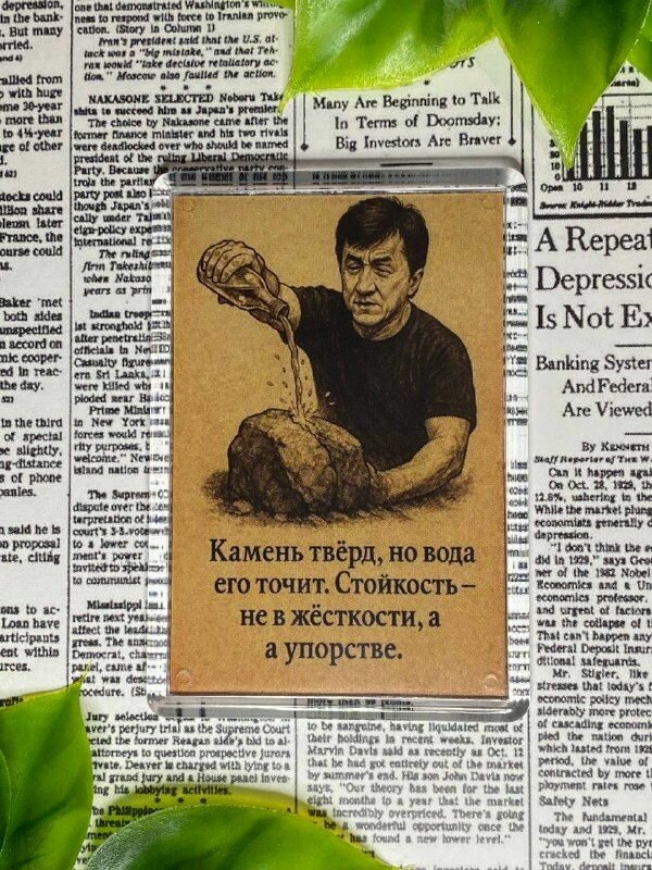 Магнит на холодильник "Плакат" №612
