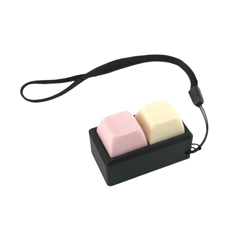 3/4/9 клавиш антистресс кнопка-кликер колпачок брелок для ключей на палец колпачки для клавиатуры игрушка DIY клавиатура-кликер игрушка для взрослых для облегчения