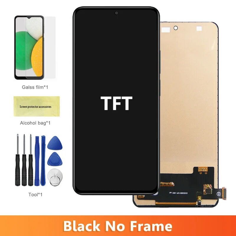6,67'AMOLED для Xiaomi Poco X4 Pro 5G для Poco X4Pro 5G 2201116 Замена дигитайзера TFT NO Frame