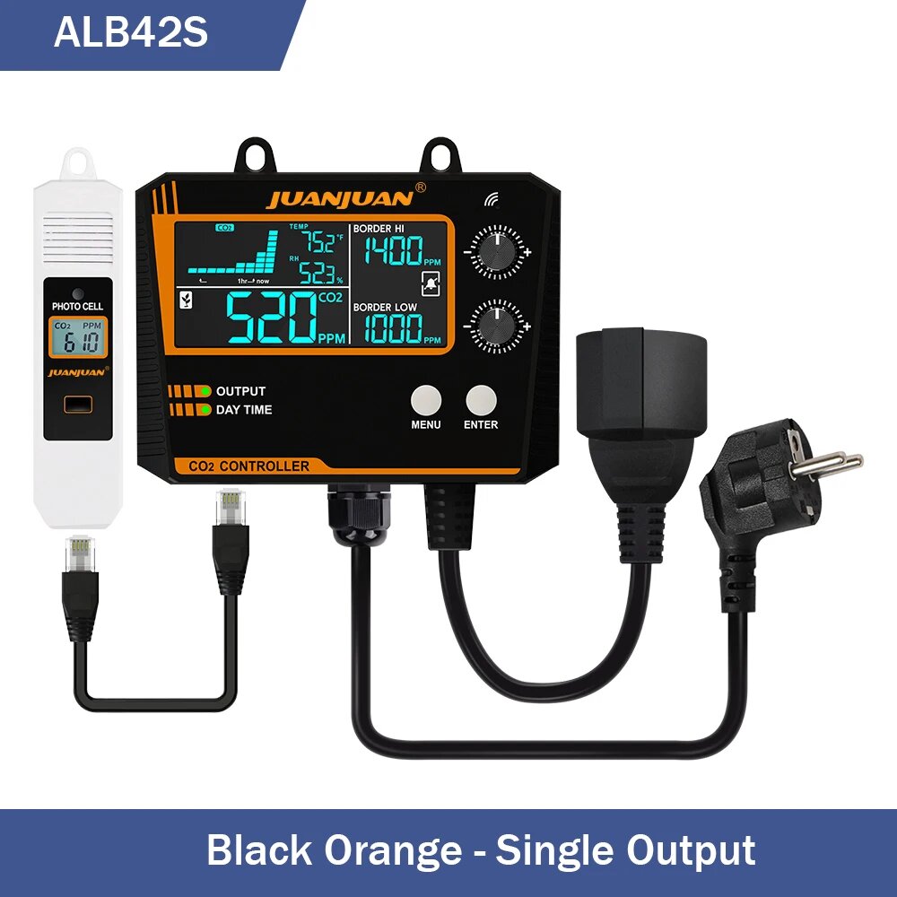 CO2 контроллер JUANJUAN Orange, EU Plug, 1 Output
