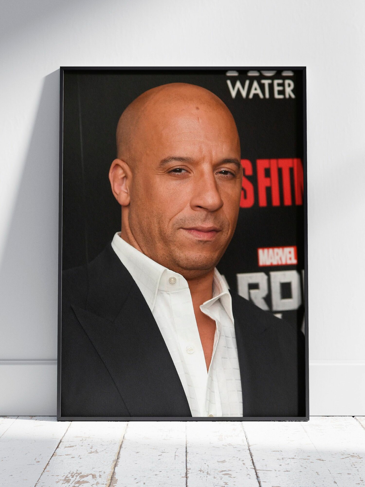 Плакат на стену для интерьера Вин Дизель (Vin Diesel 20) - Постер по актеру фильма, кино, сериала формата A4 (21x30 см)
