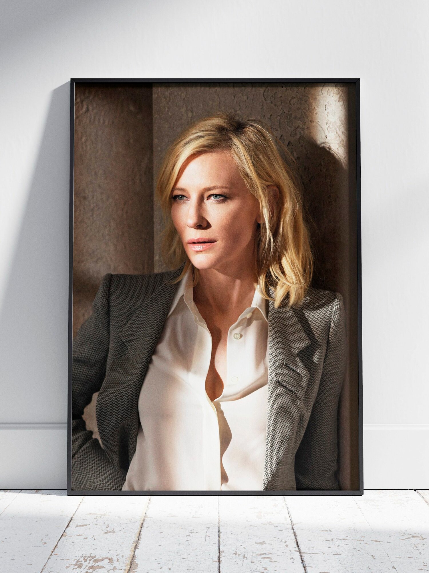 Плакат на стену для интерьера Кейт Бланшетт (Cate Blanchett 28) - Постер по актеру фильма, кино, сериала формата A4 (21x30 см)