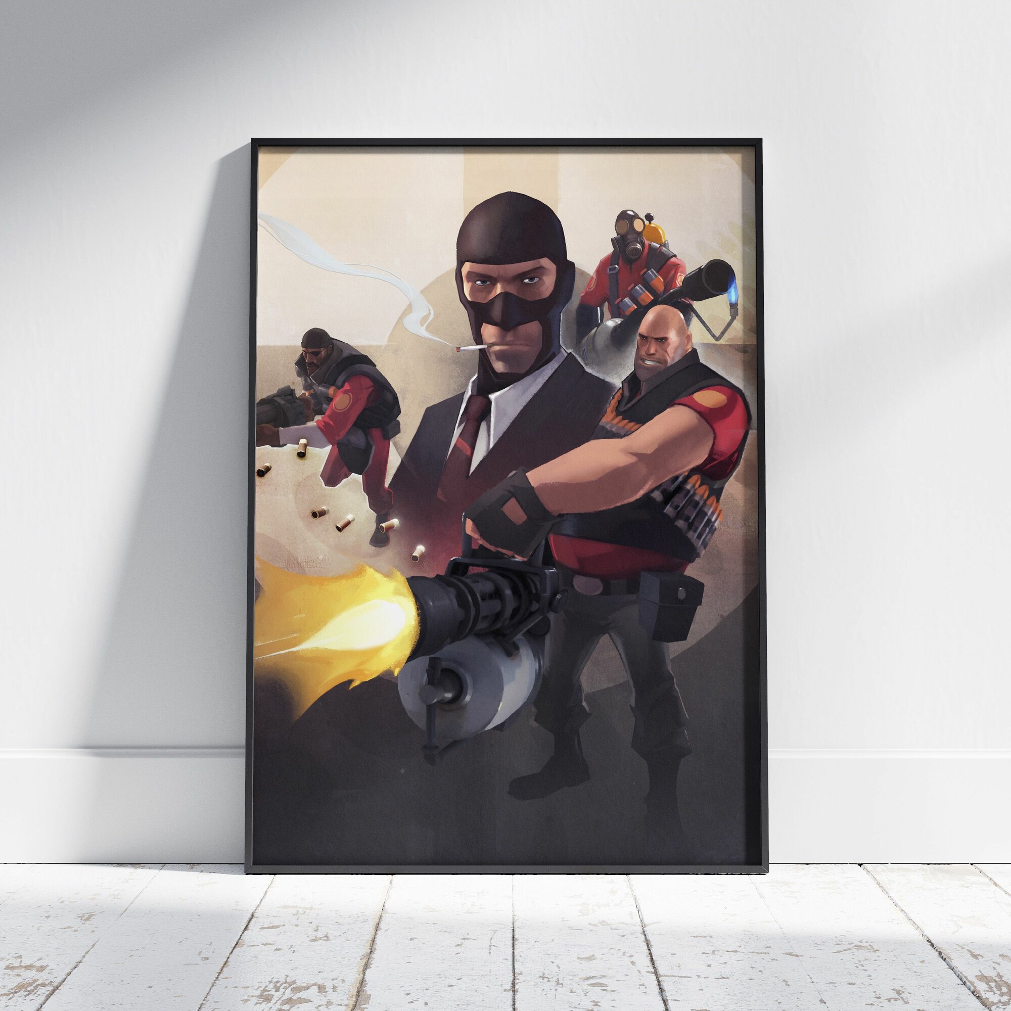 Плакат на стену для интерьера Team Fortress 2 (Общее 2) - Постер по игре формата А4 (21x30 см)