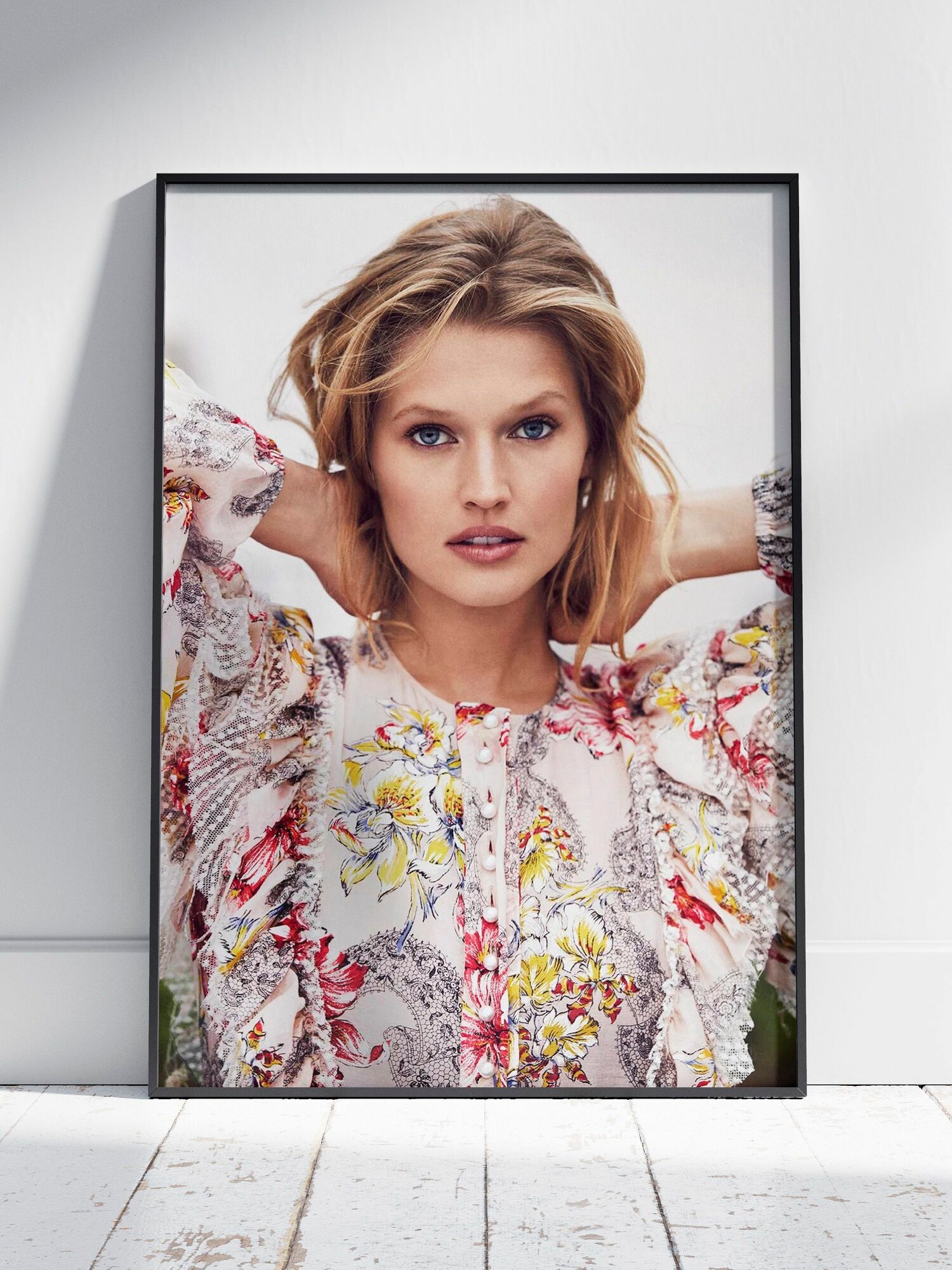 Плакат на стену для интерьера Антония Тони Гаррн (Antonia Toni Garrn 5) - Постер по модели, бренду и моде формата A4 (21x30 см)