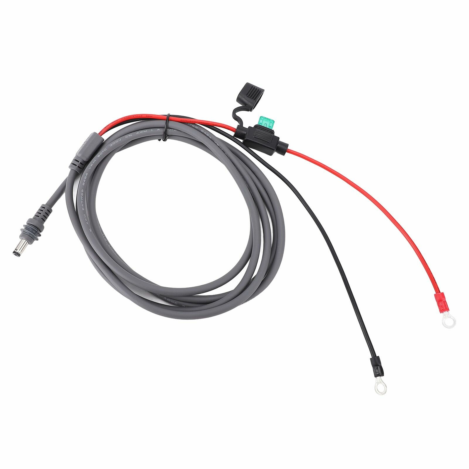 Спутниковый зарядный кабель O Design 18AWG DC шнур питания с предохранителем для мини-домов, лодок 12 В-24 В 3 метра / 9,84 фута