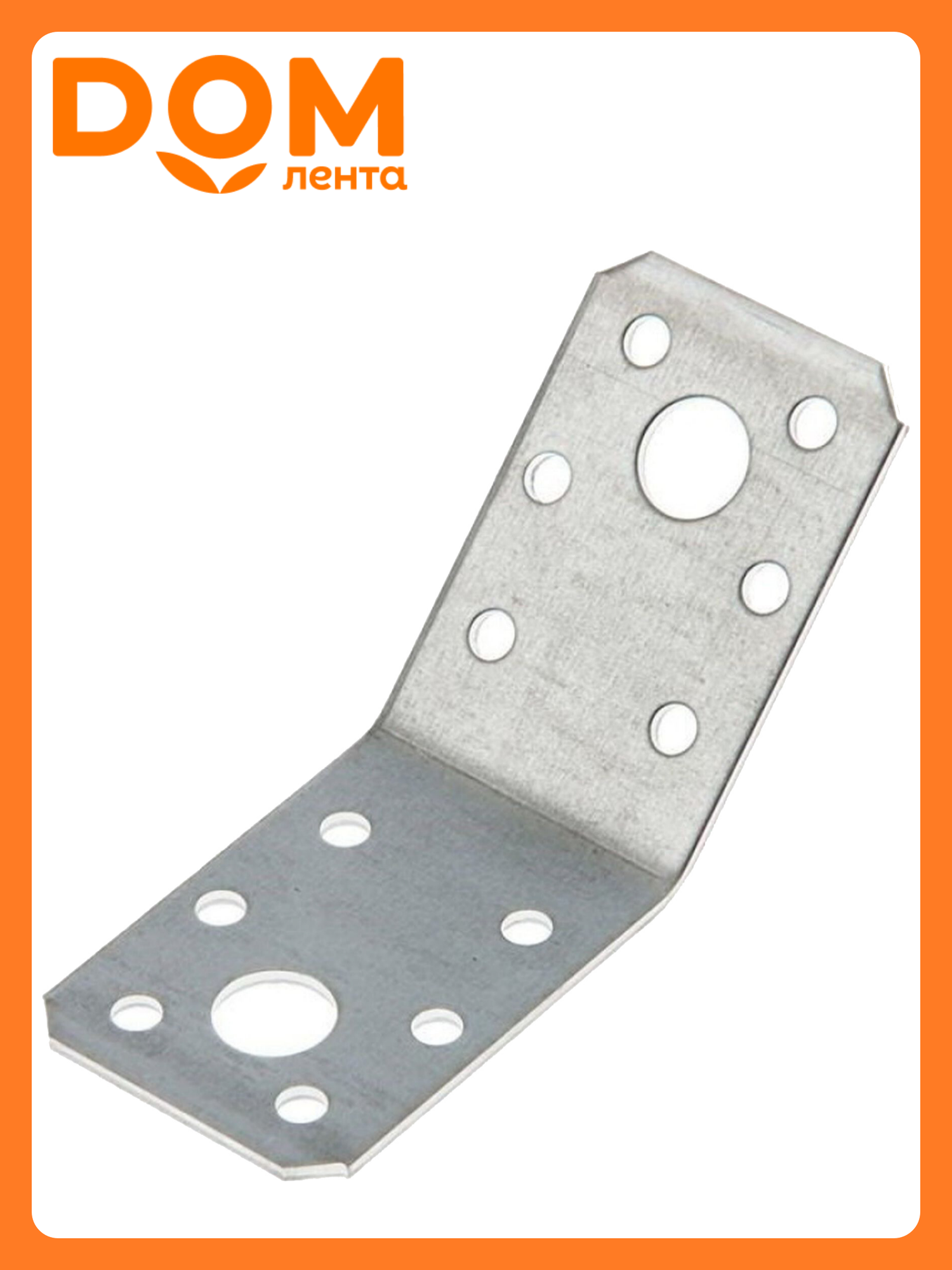 Уголок крепежный Tech-KREP, для дерева, 50x50x35 мм, серебристый