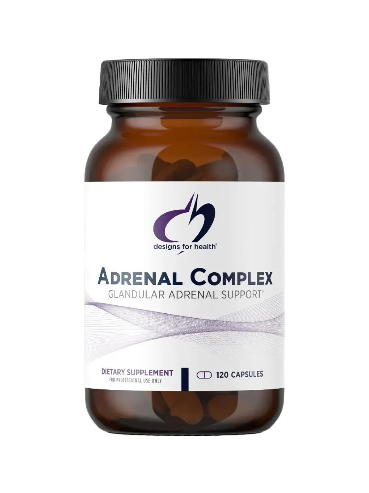 Кора надпочечников, Adrenal Complex, Designs for Health, 120 капсул