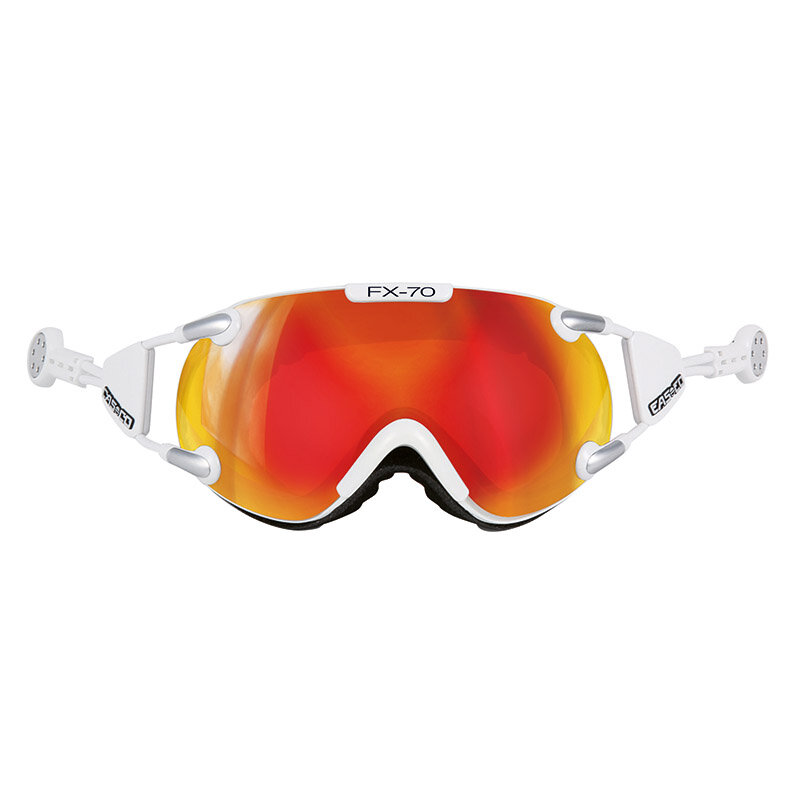 Маска для шлема CASCO FX-70 Carbonic (07.5077. L / White (Orange Mirror) )