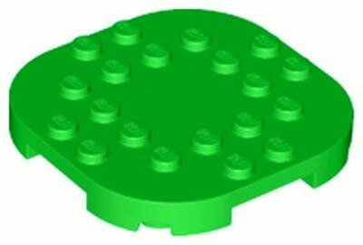 Деталь Lego 66789 Plate, Modified 6 x 6 with Rounded Corners and 4 Feet