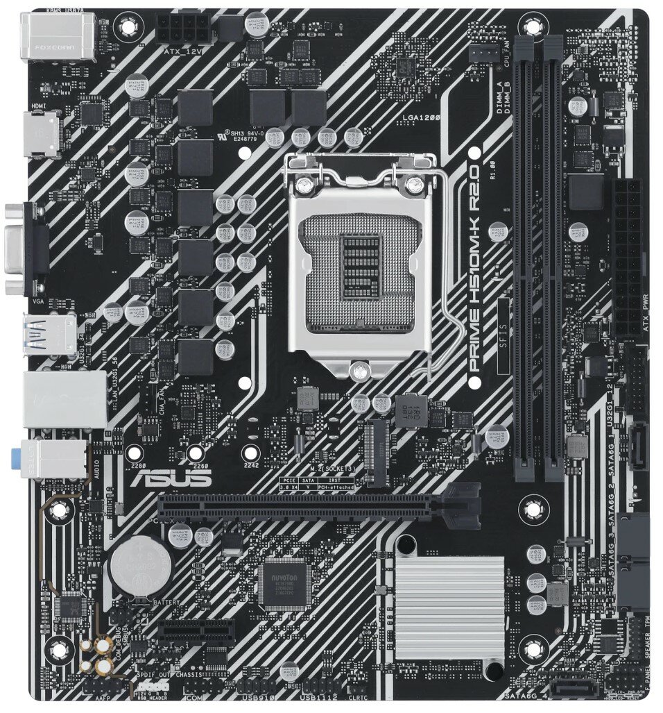 Материнская плата ASUS PRIME H510M-K R2.0