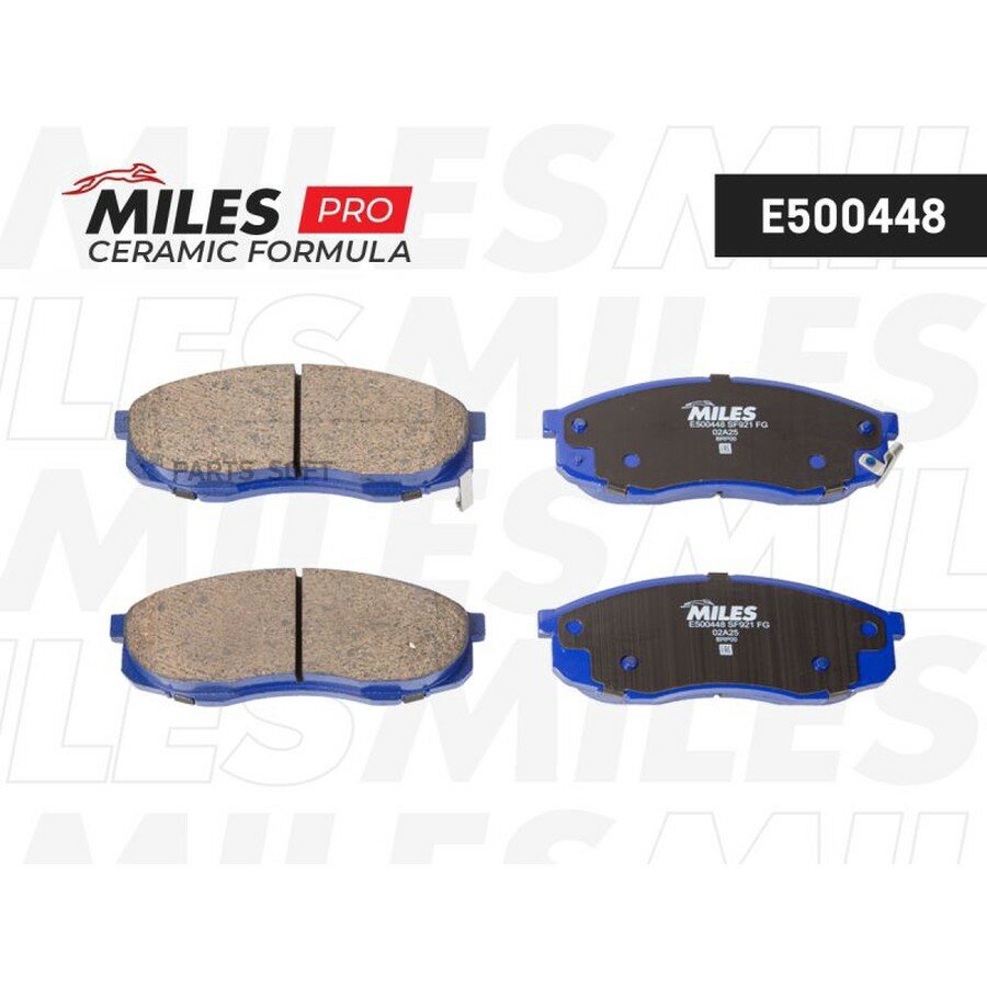 MILES E500448 Колодки тормозные Changan UNI-T- передние ()