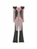Комбинезон MITILIANE COUTURE Leather-insert jumpsuit, размер XS, red