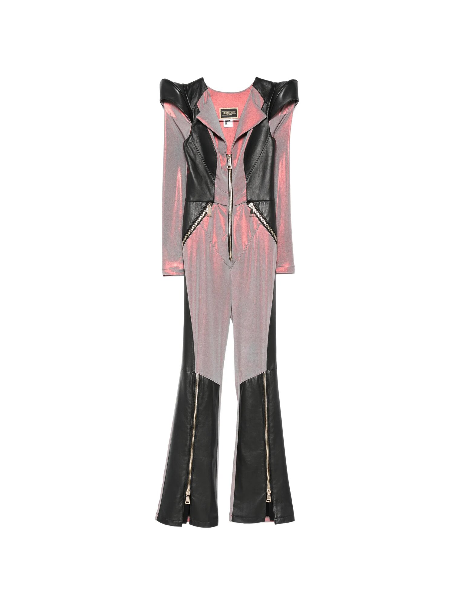 Комбинезон Leather-insert jumpsuit