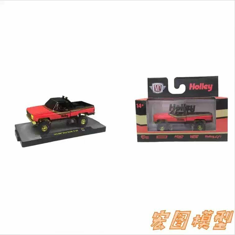 Машинка M2 Machines MODEL 1:64 1976 GMC Sierra Grande 15 4x4 Die-cast Alloy Model Collection Toy Children Gifts