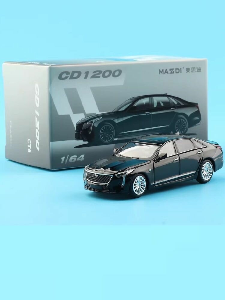 Машинка металлическая модель Masdi 1:64 Cadillac CT6 Black