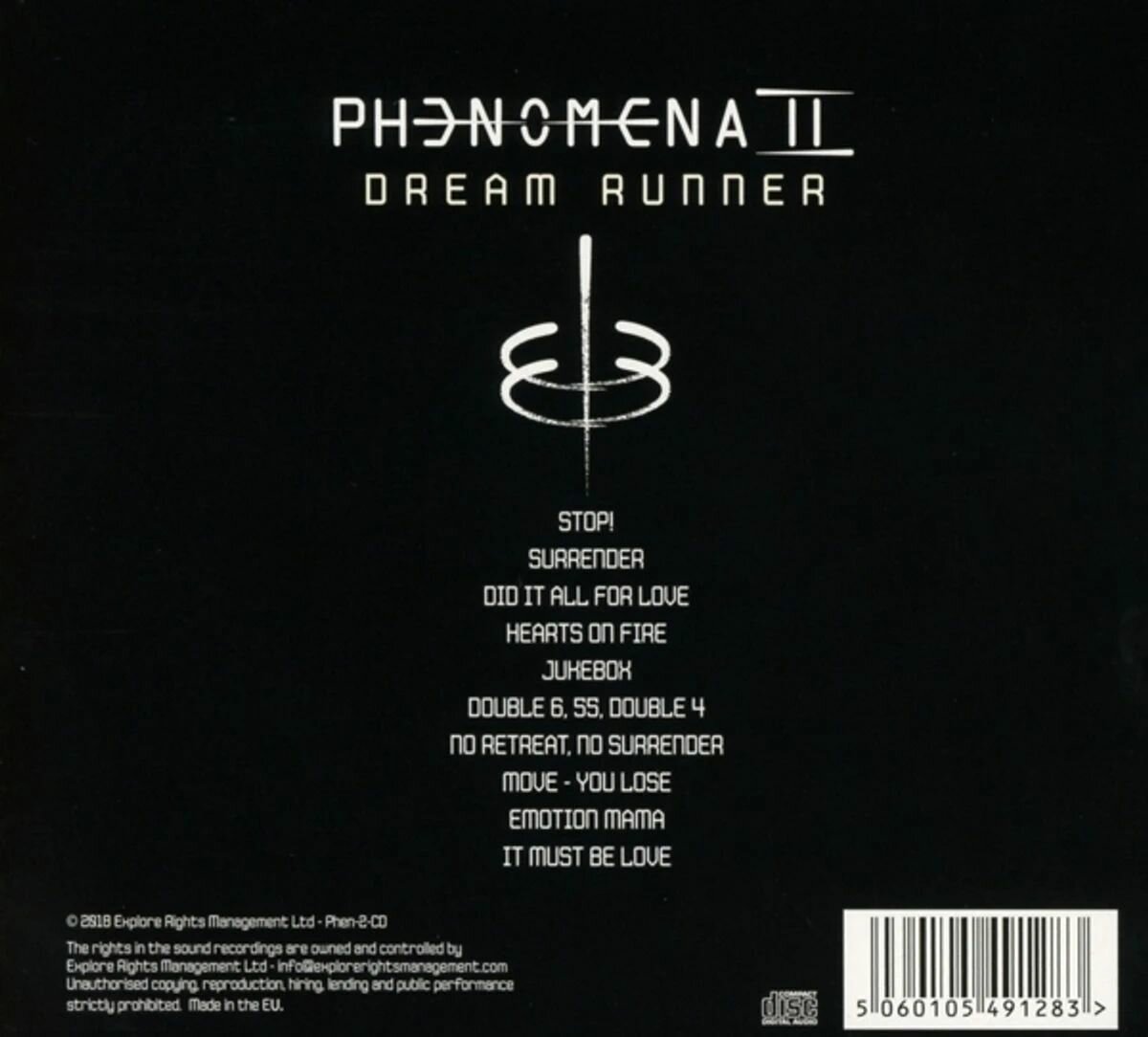 CD диск Phenomena - Dream Runner (CD) 2018, Digipack — фото 1