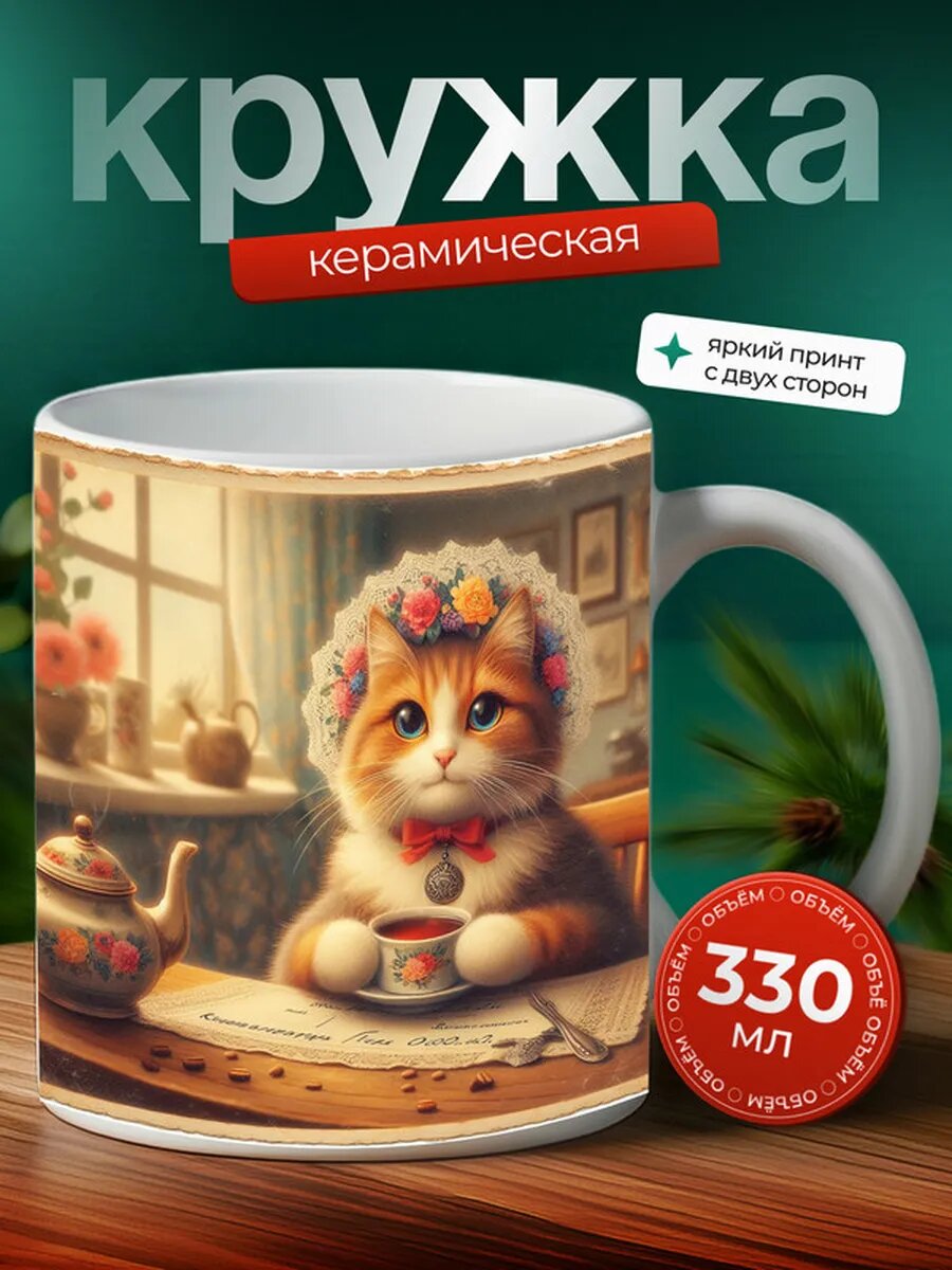 Кружка Чаузи кот 44,