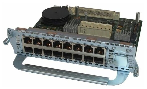 Модуль маршрутизатора Cisco NM-16ESW 1 16 port 10/100 EtherSwitch NM
