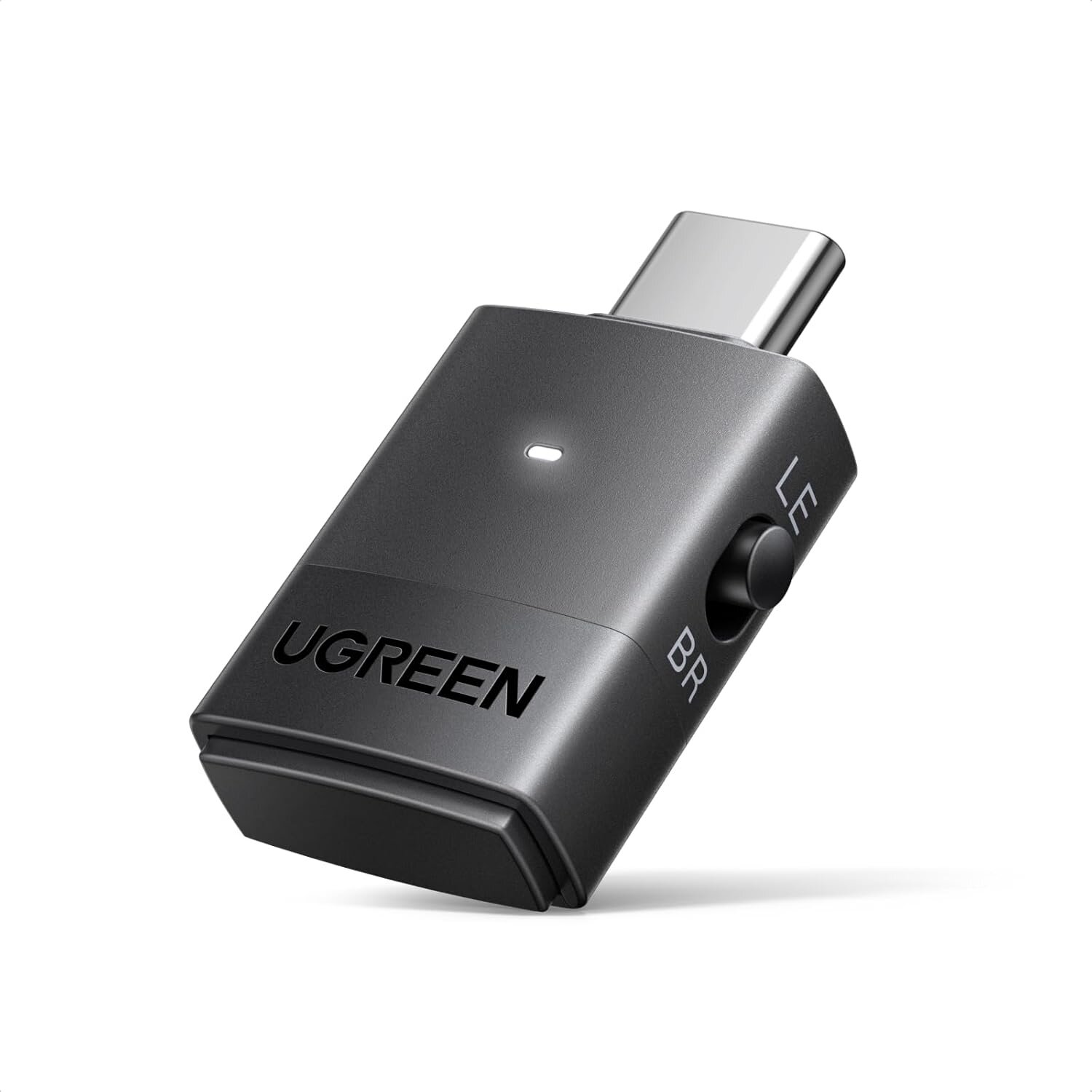 Адаптер UGREEN Bluetooth 6.0 Auracast LE Audio Dual Mode aptX 24бит/96КГц для наушников к PS5 Switch PC Mac (65708)