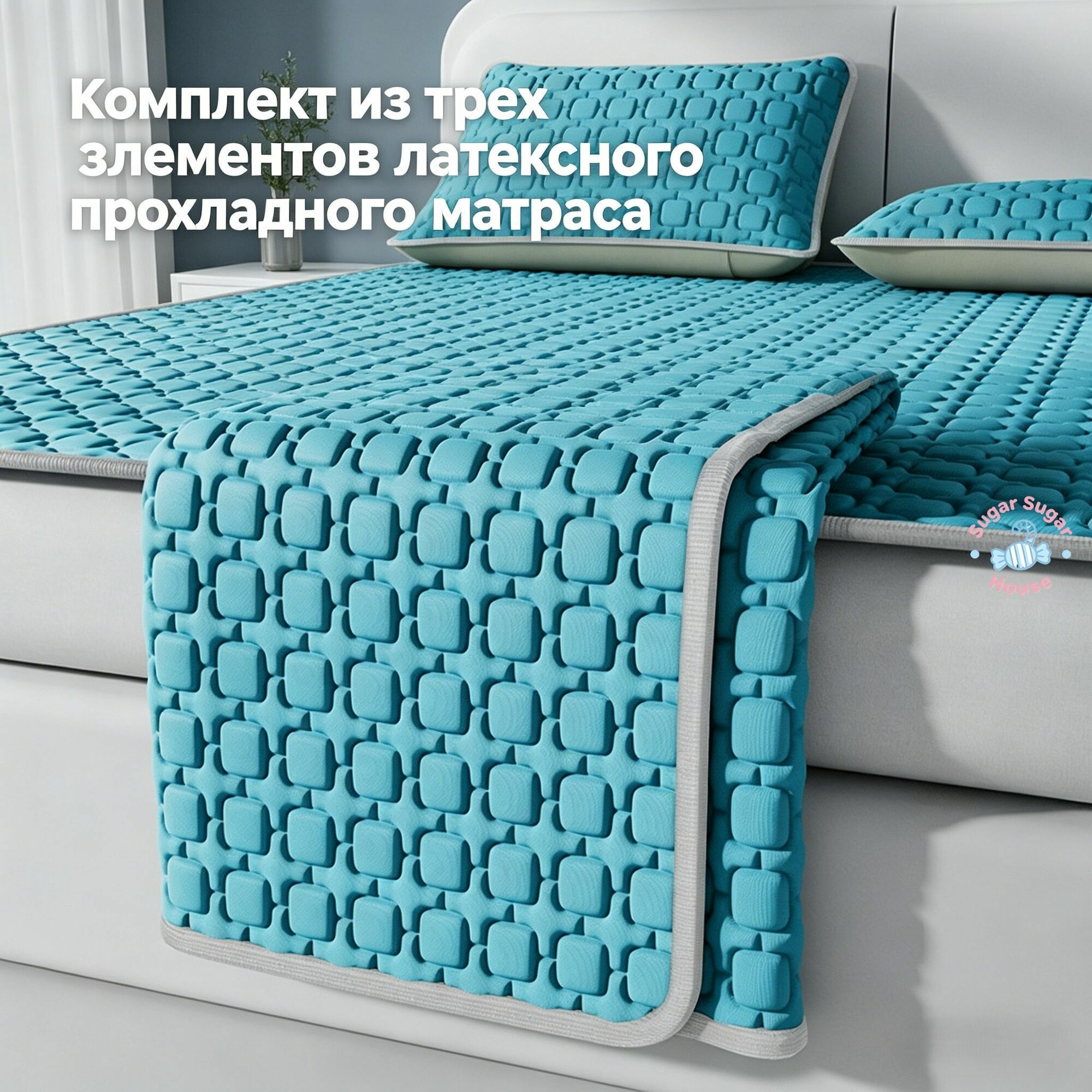 Наматрасник 180x200х1 см с резинкой по углам