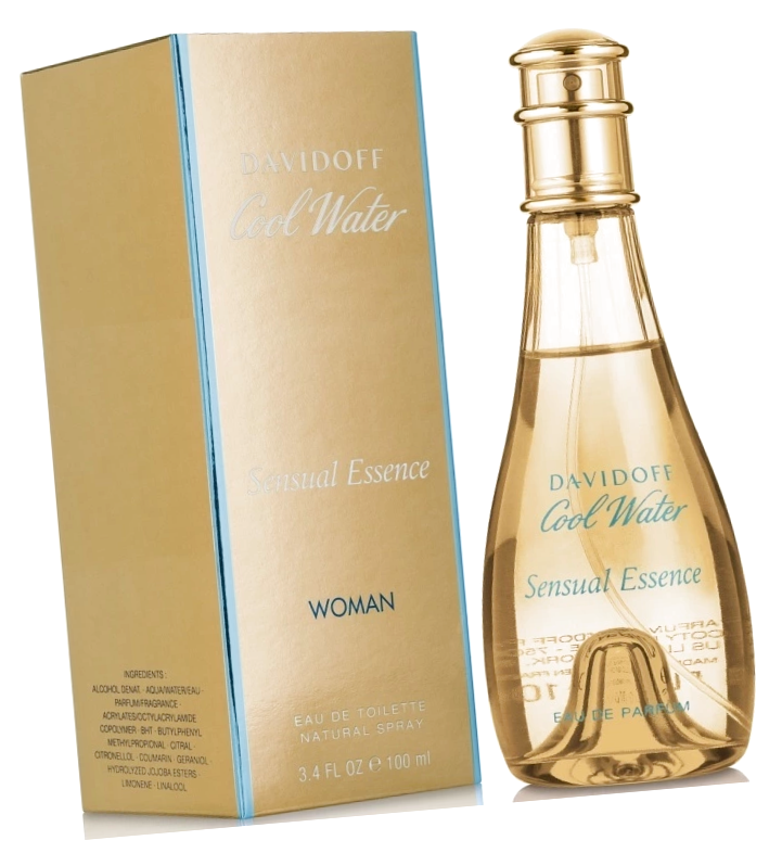 Кул Ватер Сенсуал Эссенс - парфюмерная вода для женщин 100 мл / Davidoff Cool Water Sensual Essence