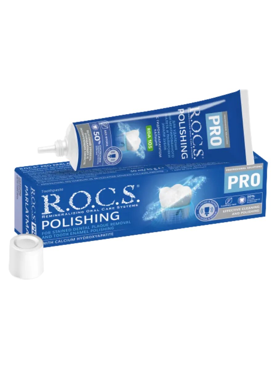 R.O.C.S. PRO Polishing Зубная паста Полировочная 35 г 1 шт